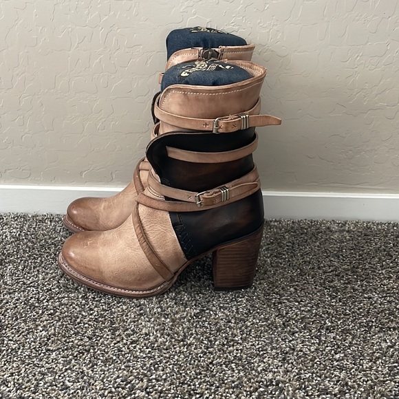 Freebird by Steven | Shoes | Like New Tan Mid Height Freebird Boots ...
